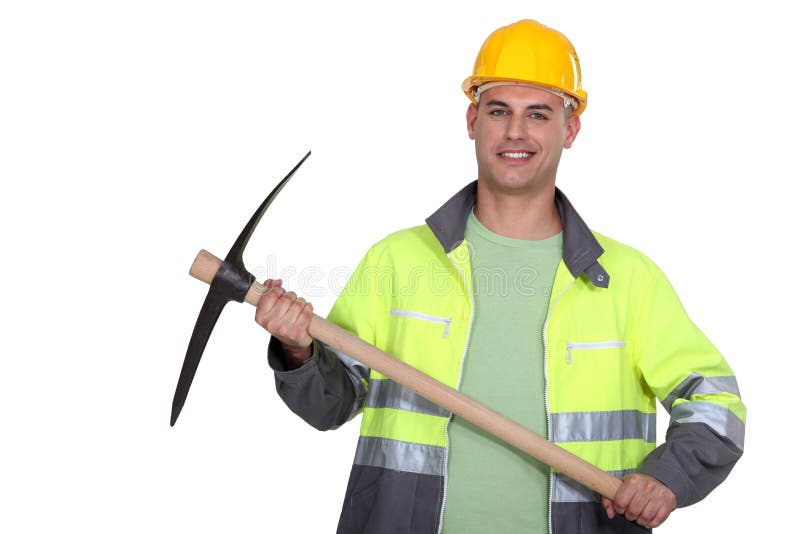 398 Construction Worker Pickaxe Stock Photos - Free & Royalty-Free ...