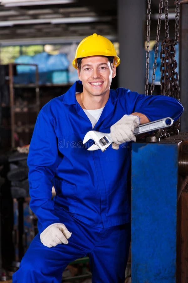 Metal worker stock image. Image of operating, engineering - 22991849
