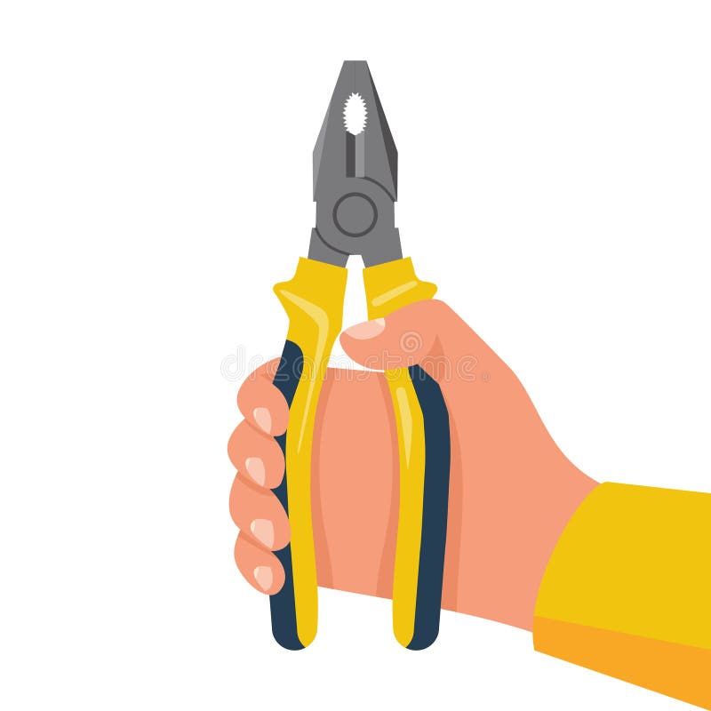 Mechanic Holding Pliers Vector Stock Illustrations – 159 Mechanic ...