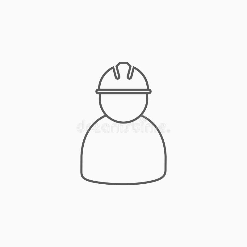 Worker Icon, Employee Vector, Helmet, Engineer, People Stock Vector ...