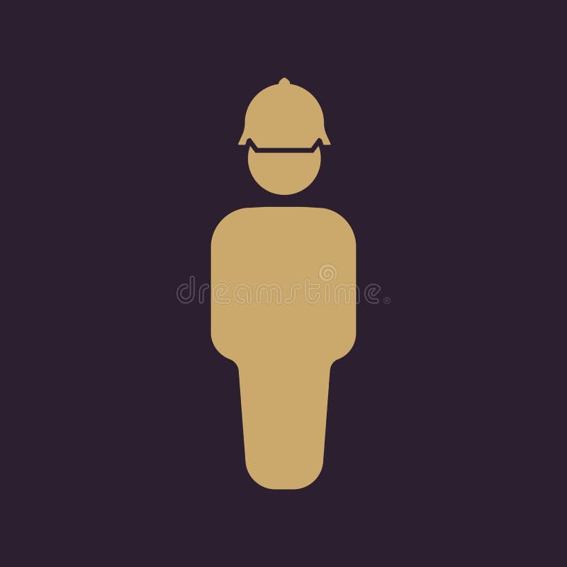 The Worker Icon. Engineer and Repair, Technician, Builder Symbol Stock ...