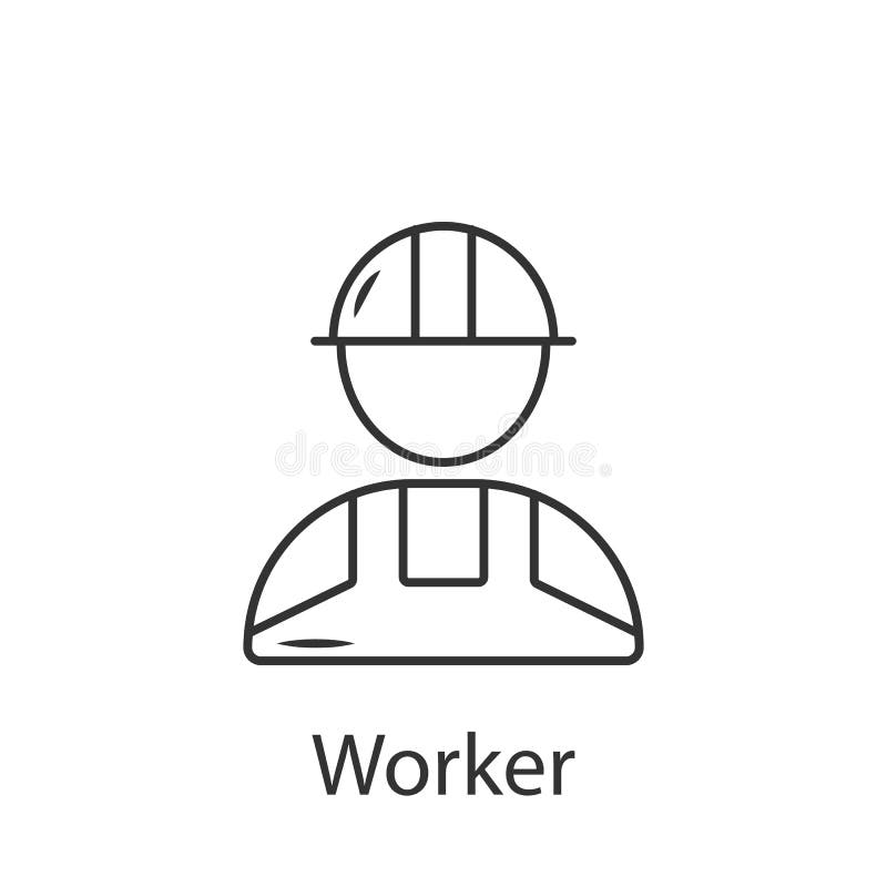 Worker Icon Icon. Simple Element Illustration. Worker Icon Symbol ...