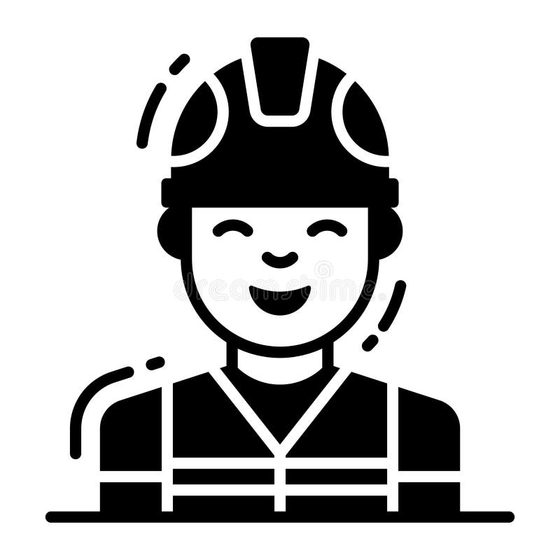 Worker Icon, Single Avatar Vector Illustration Stock Vector ...