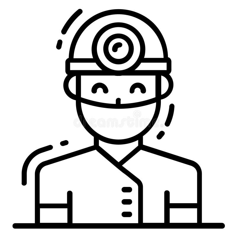 Worker Icon, Single Avatar Vector Illustration Stock Vector ...