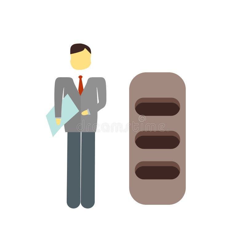 Worker Icon Vector Isolated on White Background, Worker Sign Stock ...