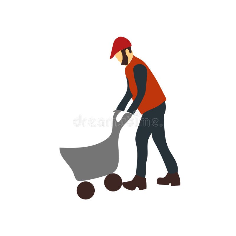 Worker Icon Vector Isolated on White Background, Worker Sign Stock ...