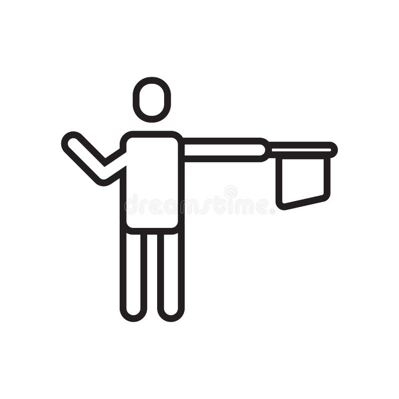 Worker Icon Vector Sign and Symbol Isolated on White Background Stock ...