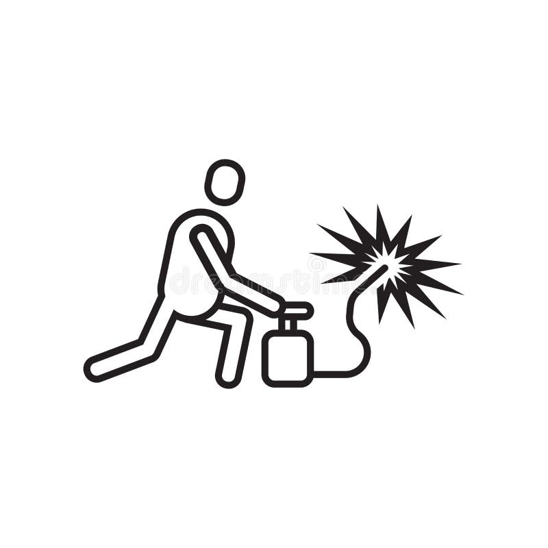 Worker Icon Vector Sign and Symbol Isolated on White Background Stock ...