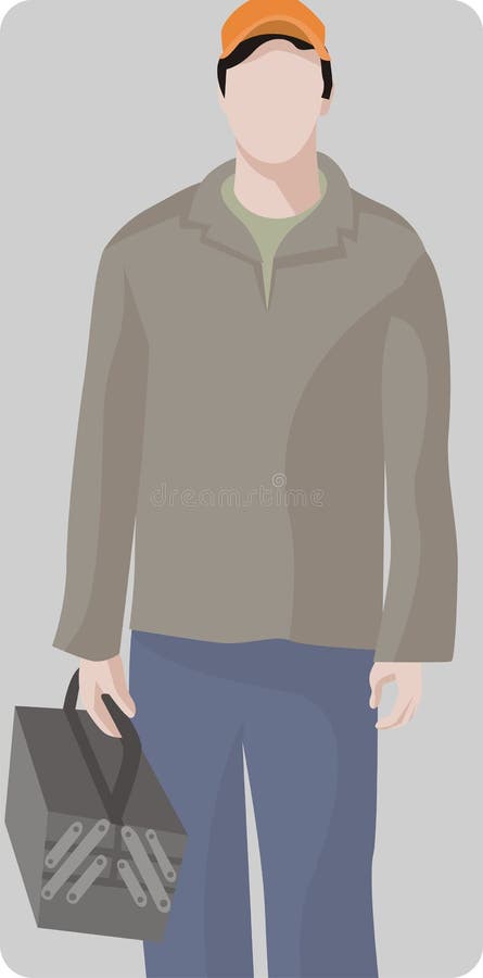 Worker illustration series stock vector. Illustration of grinder - 2146423