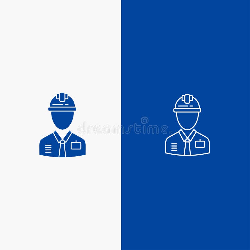 Worker, Industry, Construction, Constructor, Labour, Labor Icons. Flat ...