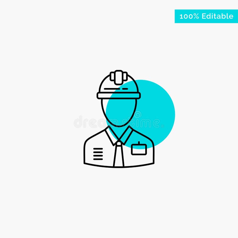 Worker, Industry, Construction, Constructor, Labour, Labor Turquoise ...