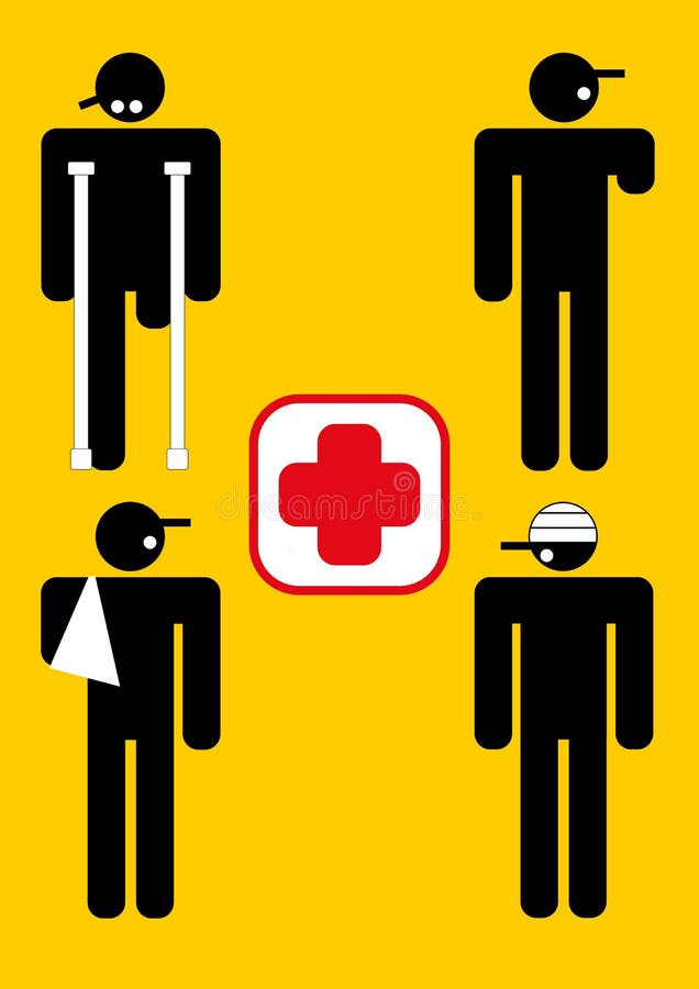 Injured Symbol Stock Illustrations – 7,047 Injured Symbol Stock ...