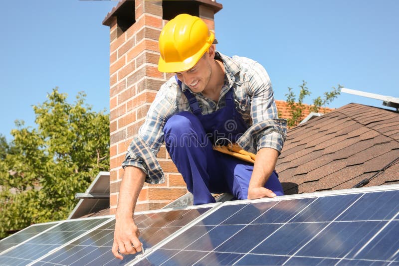 Stack of New Solar Panel Ready for Installation Stock Image - Image of ...