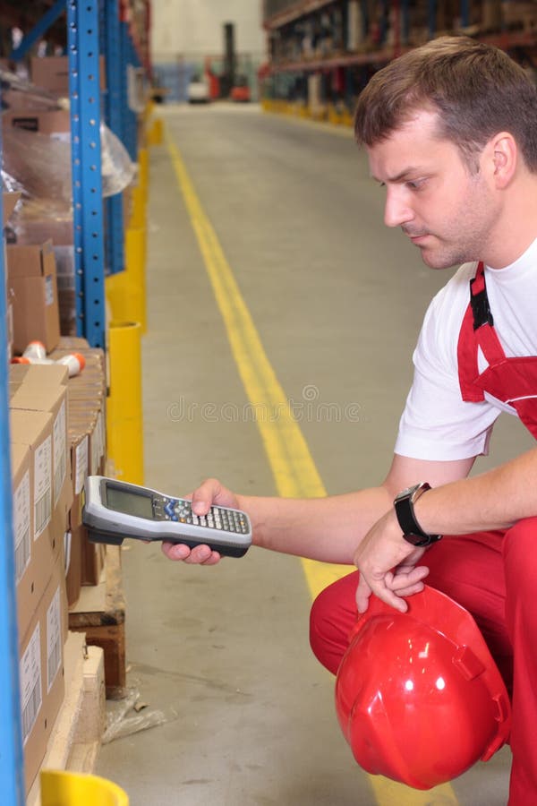 Storeroom worker stock image. Image of logistic, industry - 5716325