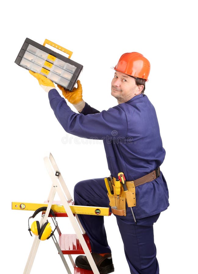 171 Construction Hard Hat Ladder Hammer Stock Photos - Free & Royalty ...