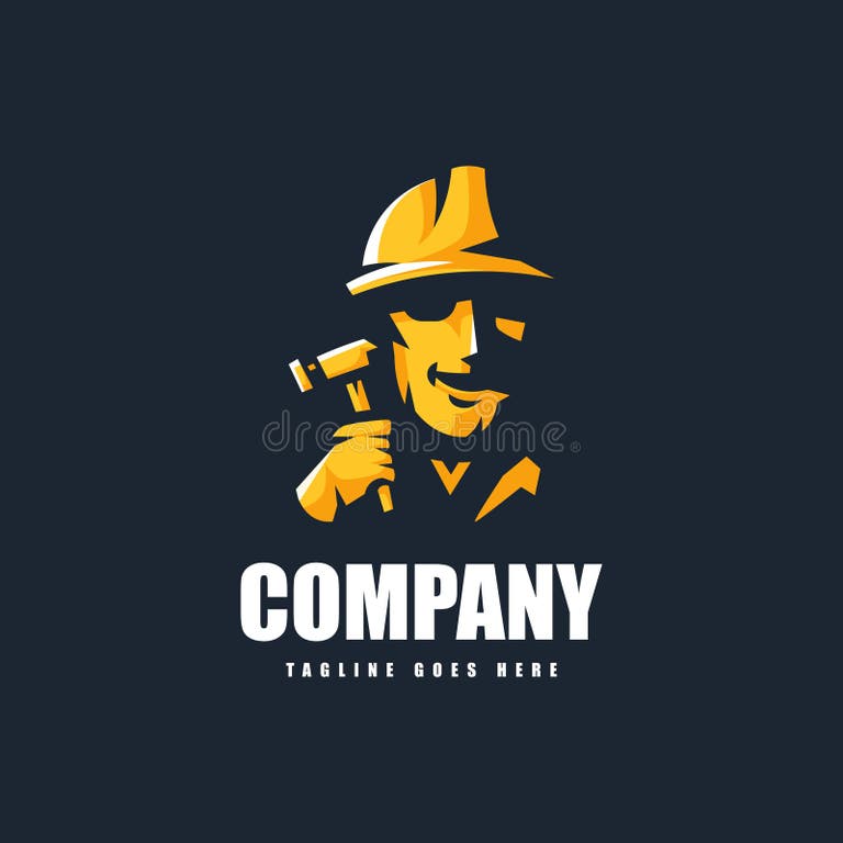 Worker Logo stock vector. Illustration of identity, manager - 360595895