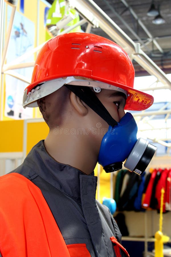 Worker with mask stock image. Image of face, navvy, workman - 665493