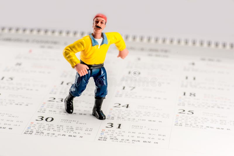 A worker model toy stock photo. Image of worker, reminder - 34335460