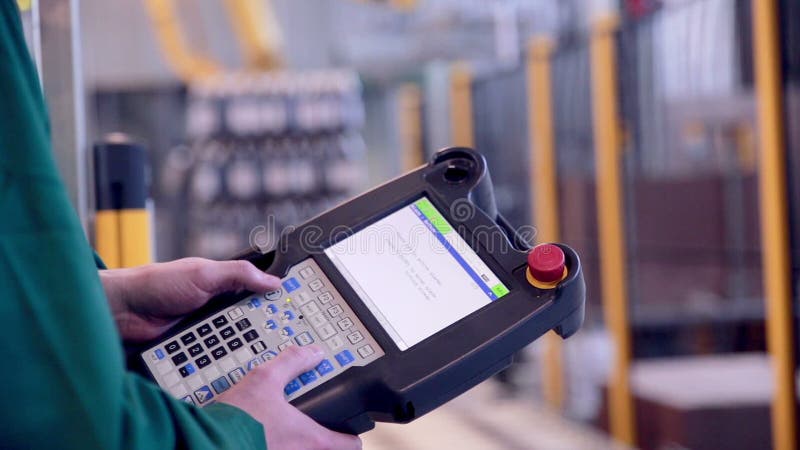 Robotic Arm Loading Cartons on Pallet Stock Video - Video of carton ...