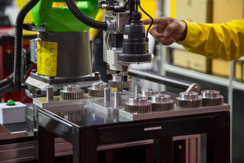 Assembly of machine parts stock photo. Image of assembled - 41581652