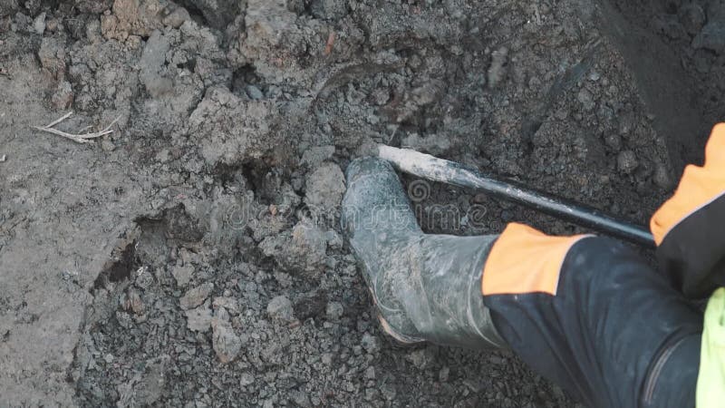 Digging in the Dirt with His Bare Hands. Soil. Homeless, Hopeless ...