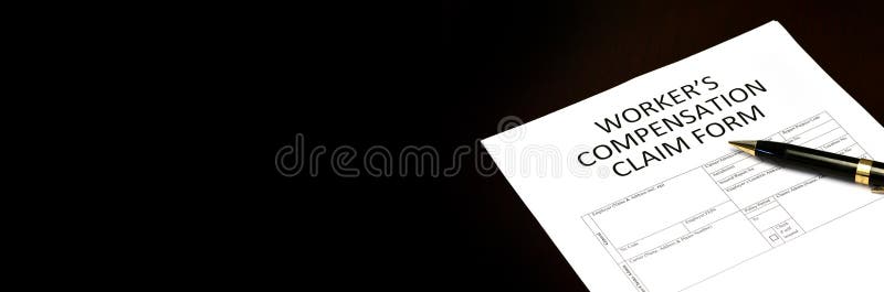 Workmen Compensation Injury Claim Form Stock Photo - Image of writing ...