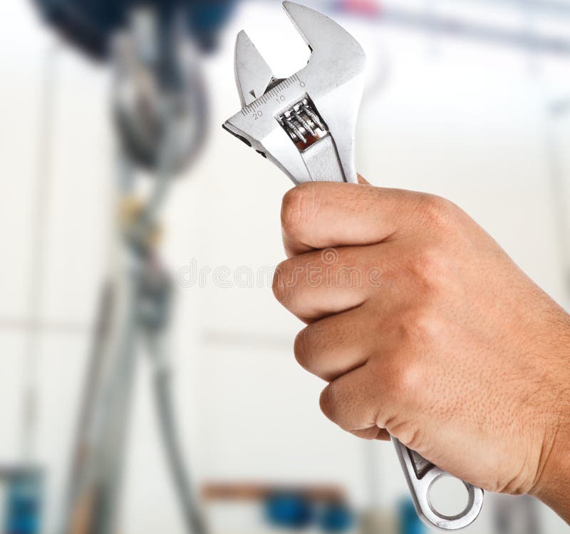 Worker s hand stock image. Image of service, upkeep, maintenance - 22306747