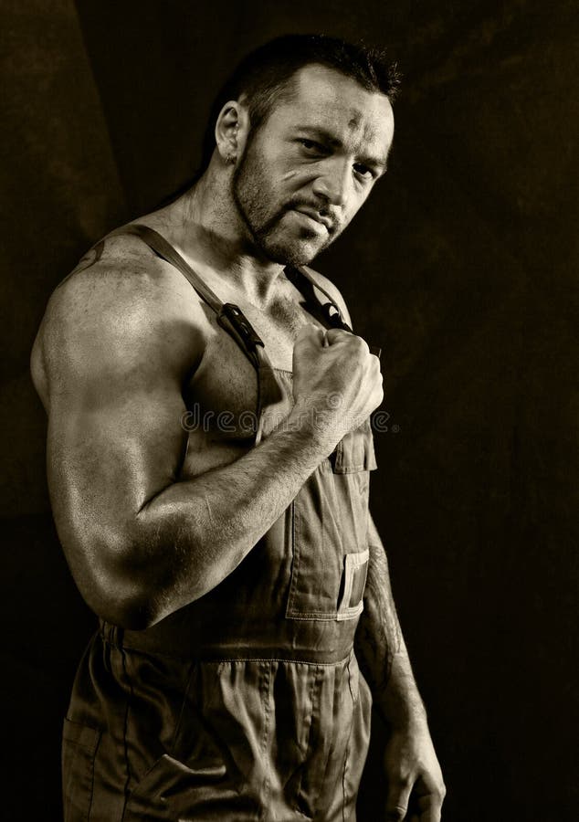 Worker s vintage portrait stock photo. Image of factory - 57023288