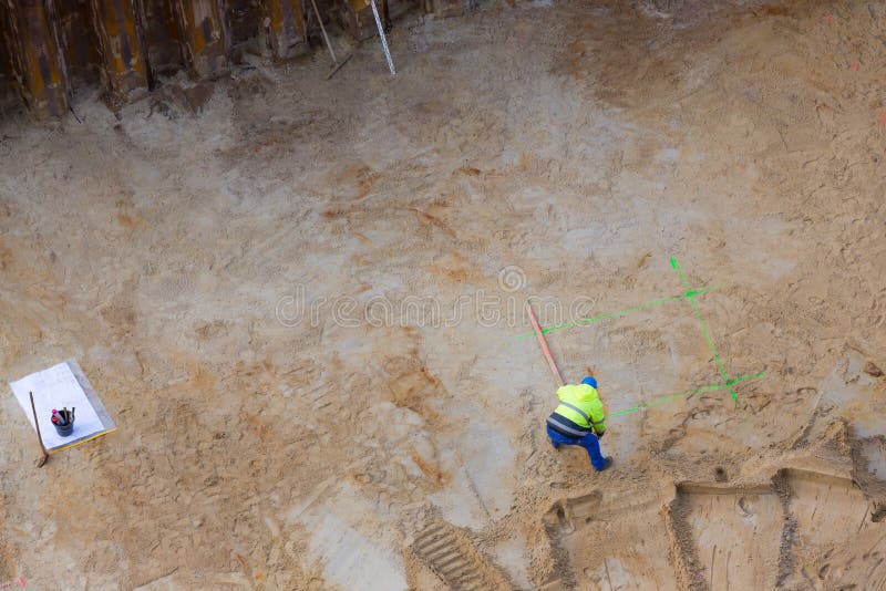 Construction_marking stock image. Image of metal, heavy - 209533495