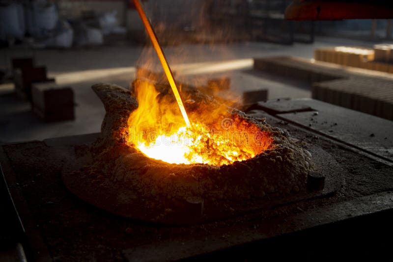Cast iron workshop stock photo. Image of frying, horizontal - 176859472