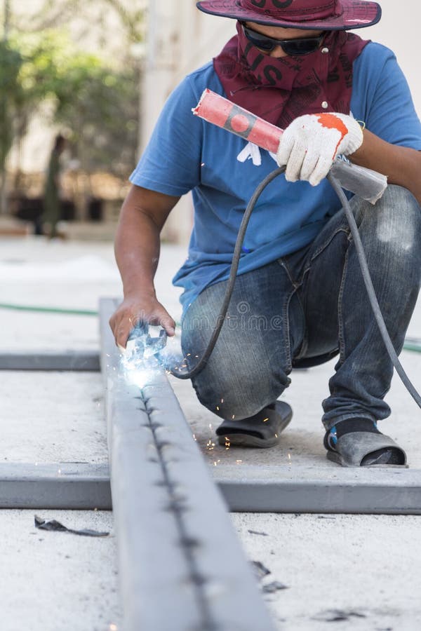 Unsafety working stock image. Image of danger, naked - 28646815