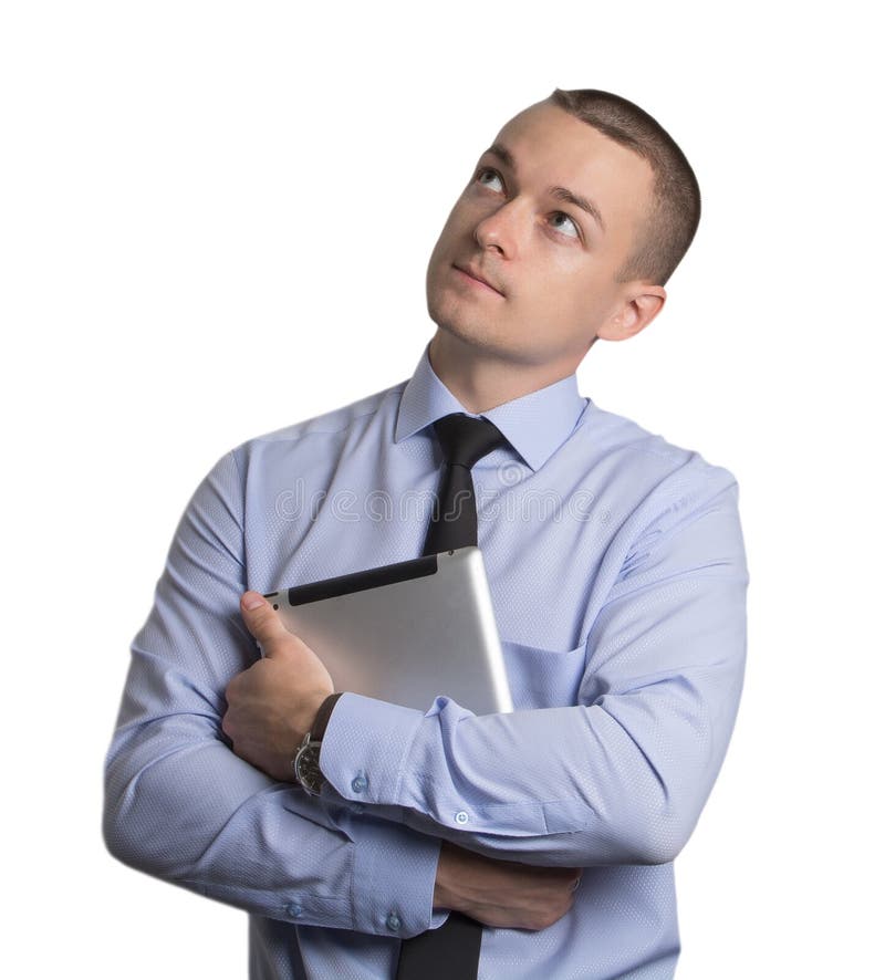 Worker with tablet stock photo. Image of male, tablet - 75364272