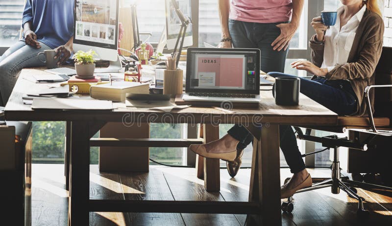 Worker Team Business Corporate Coworkers Concept Stock Image - Image of ...