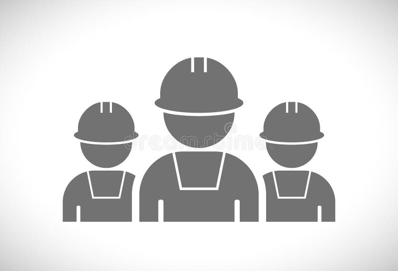 Worker team icon stock vector. Illustration of contractor - 201176527