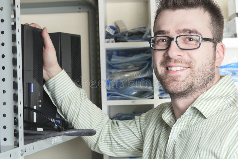 Computer engineer stock photo. Image of electrician, measuring - 31311410