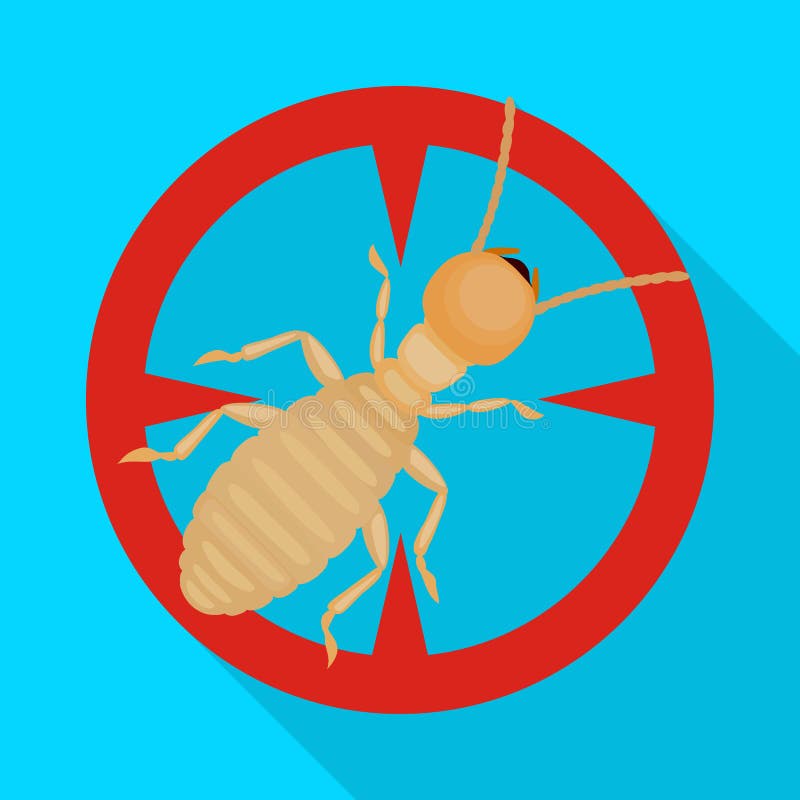 Worker Termite Vector Icon.Black Vector Icon Isolated on White ...