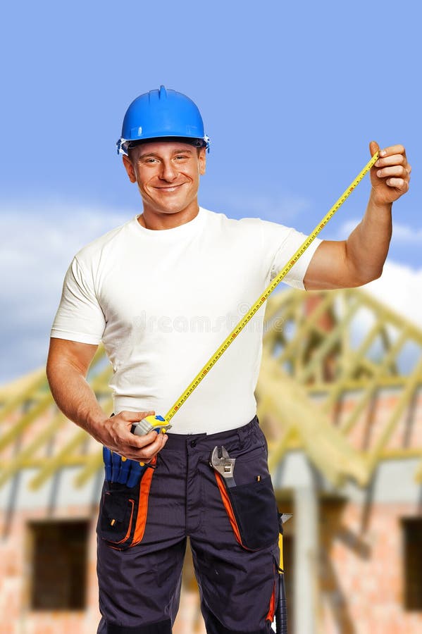 Worker with Tools. Construction Stock Image - Image of hammer, employee ...