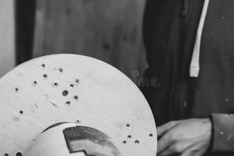 Lathe on a tree stock photo. Image of preparation, lumber - 110659550