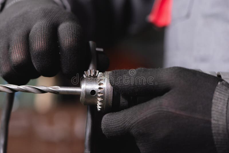 Drill stock photo. Image of twisting, accessory, hold - 237480204