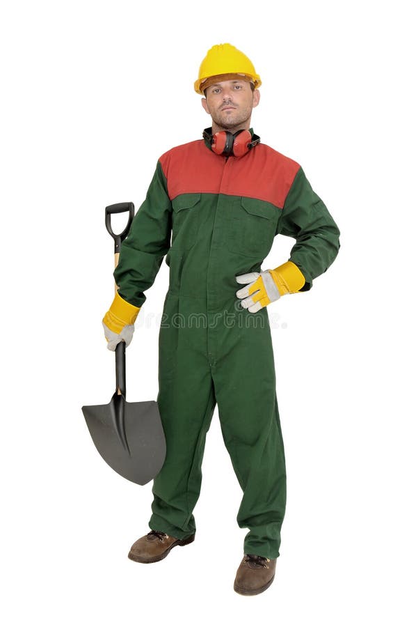 Worker in uniform stock photo. Image of occupation, people - 19277878