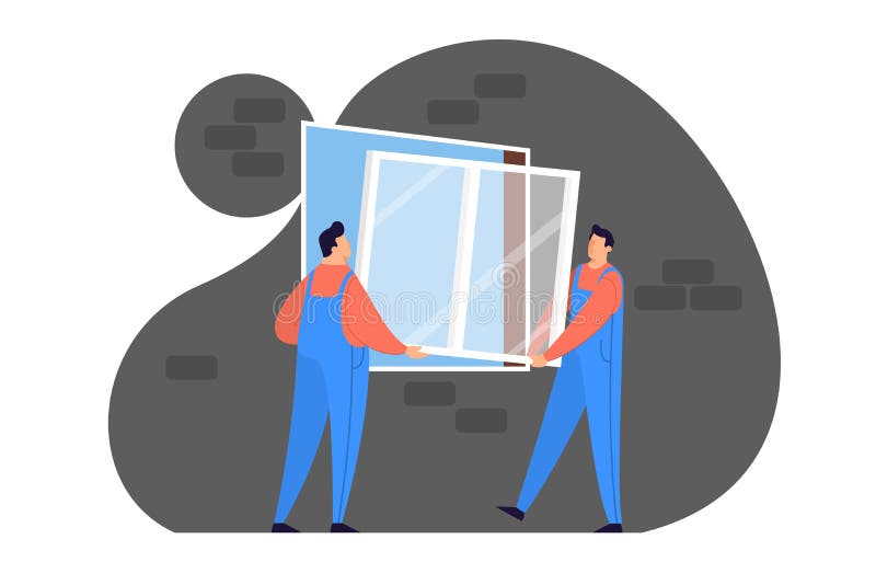 Window Install Stock Illustrations – 1,094 Window Install Stock ...