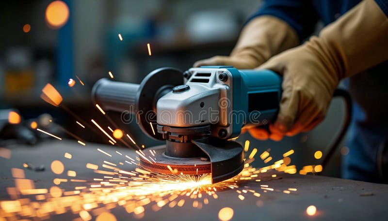 Angle Grinder Illustration, Drawing, Engraving, Ink, Line Art, Vector ...