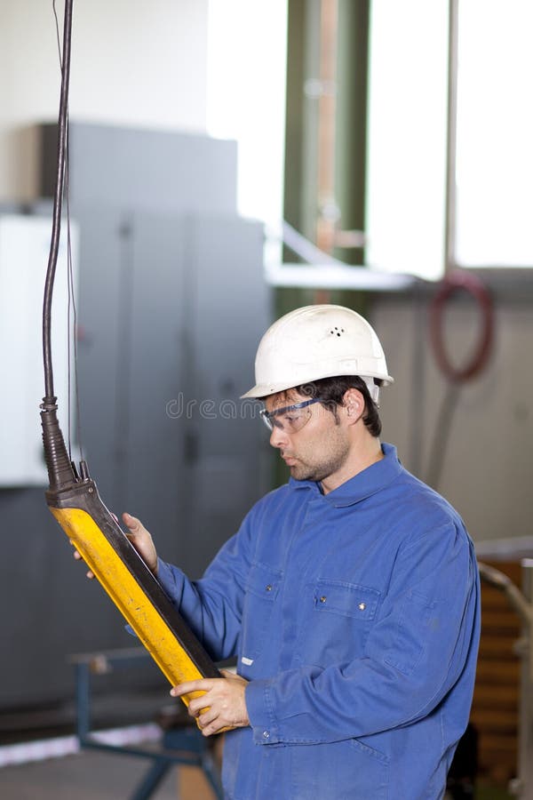 Sandblaster at work stock image. Image of laboring, blast - 33358699