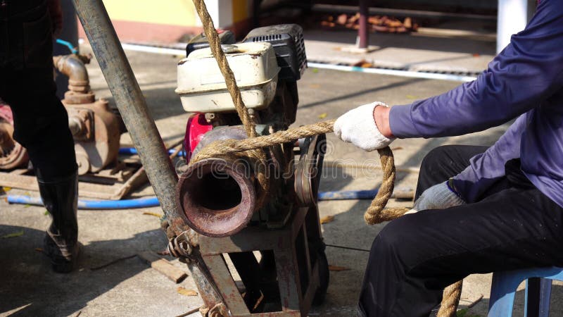 173 Construction Worker Pulling Rope Stock Photos - Free & Royalty-Free ...