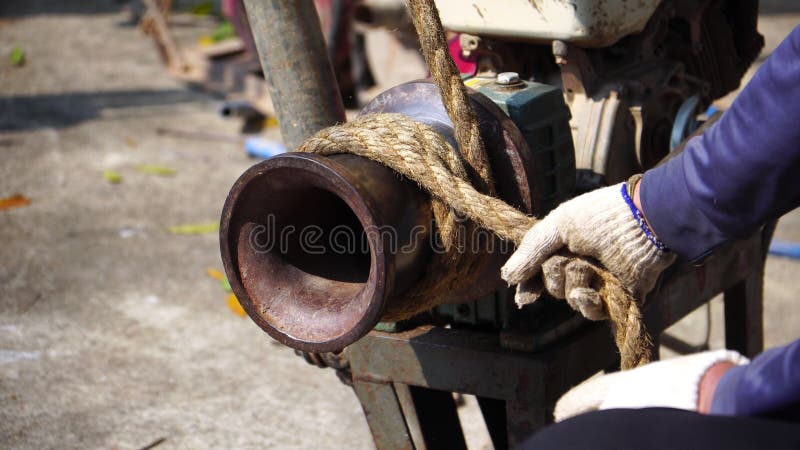 173 Construction Worker Pulling Rope Stock Photos - Free & Royalty-Free ...