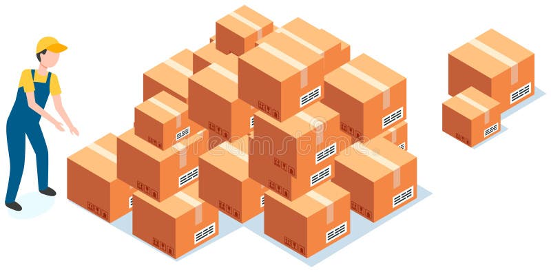 Stack Parcels Stock Illustrations – 593 Stack Parcels Stock ...