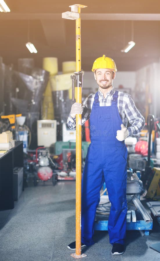 Worker Work with Angle Grinder Stock Photo - Image of adult, person ...