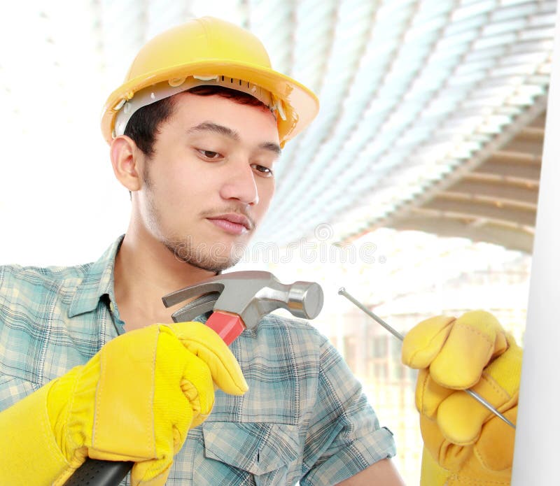 Worker working stock image. Image of service, construction - 27453757