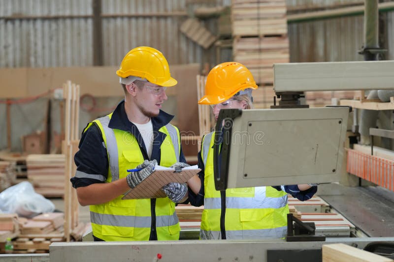 Worker Working Lumber Yard Large Warehouse Stock Photos - Free ...