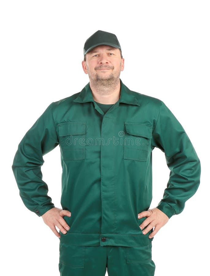 Worker in workwear. stock photo. Image of industrial - 36994442
